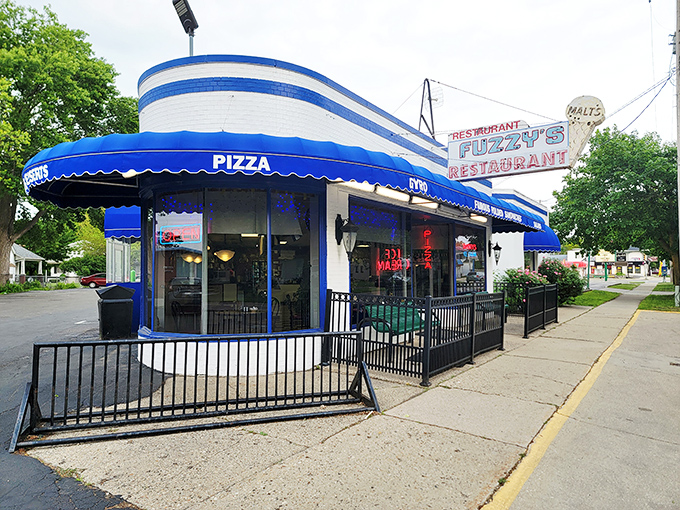 That Art Deco-inspired exterior isn't just eye candy &ndash; it's a promise of the comfort food treasures waiting inside.