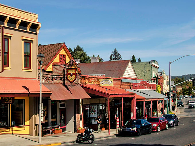 Downtown Grass Valley's historic facades transport you to the Gold Rush era, minus the dysentery and questionable hygiene practices.
