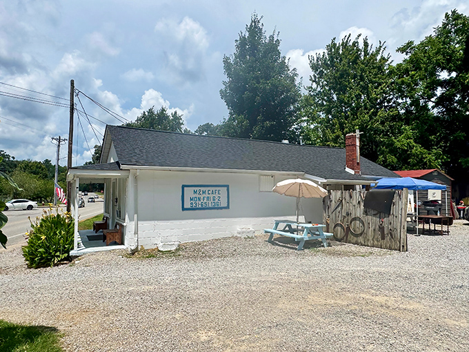 The unassuming white exterior of M&M Bar and Cafe stands like a culinary time capsule in Butte, promising honest food without the frills.