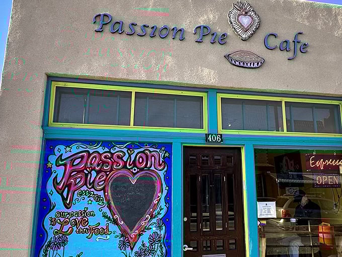 That colorful mural says it all &ndash; passion flows through everything at this Truth or Consequences gem, from decor to delectable dishes.