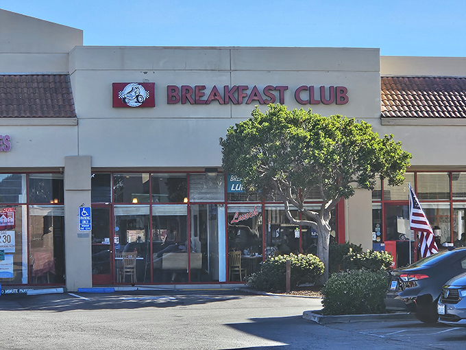 The unassuming storefront that houses breakfast magic. Like finding a Picasso at a yard sale, this strip mall gem defies expectations.