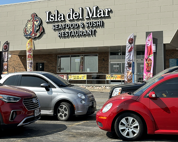 Isla Del Mar&rsquo;s modest strip mall exterior conceals a true culinary gem&mdash;like discovering a treasure chest cleverly disguised as a shoebox.