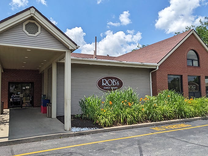 Rob's brick building sits unassumingly along Arlington Road, proving that sometimes the best food treasures aren't hiding&mdash;they're hiding in plain sight.