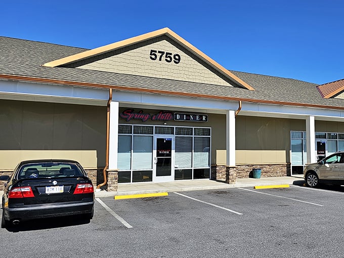 The unassuming exterior of Spring Mills Diner might not scream "food paradise," but locals know this is where breakfast dreams come true.