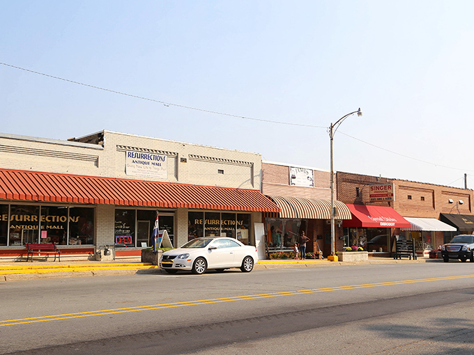 Local businesses line downtown Sheridan with the kind of authentic charm money can't manufacture – this is small-town America in living color.