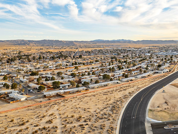 Ridgecrest sprawls across the high desert like a modest oasis, where affordable homes with mountain views make retirement dreams possible without winning the lottery.