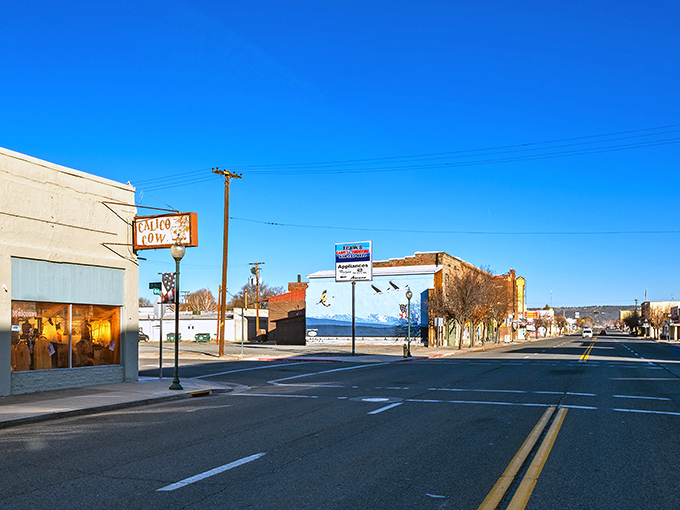 Main Street in Alturas feels like a movie set for "Small Town America," complete with historic buildings and not a chain store in sight.
