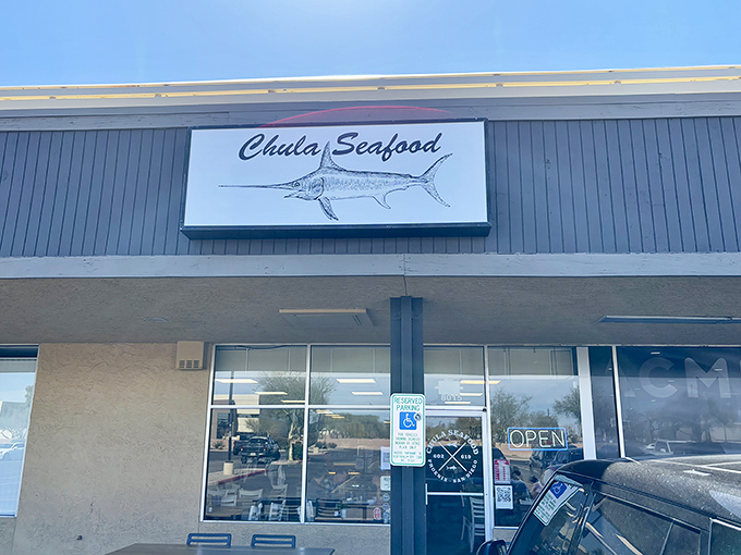 The unassuming storefront that's about to rock your seafood-loving world &ndash; no ocean required, just an appetite.