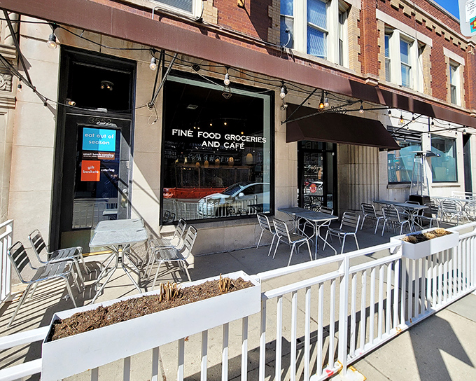 The unassuming storefront hides culinary treasures within. That white picket fence isn't just for show&mdash;it's holding back the breakfast-hungry crowds.