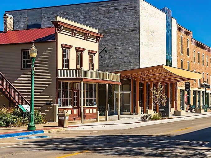 Downtown Decorah showcases that rare blend of historic architecture and modern thoughtfulness that makes small-town Iowa genuinely special.