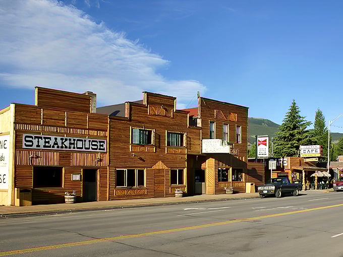 Downtown Dubois serves up Old West authenticity without the tourist trap theatrics&mdash;just genuine wooden storefronts and mountain backdrops.