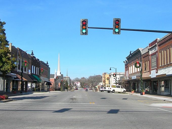 Main Street Russellville looks like it was plucked straight from a Hallmark movie&mdash;complete with church steeples and not a rush hour in sight.
