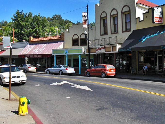 Washington Street's historic storefronts tell stories of gold rush dreams while offering modern-day treasures behind those charming facades.