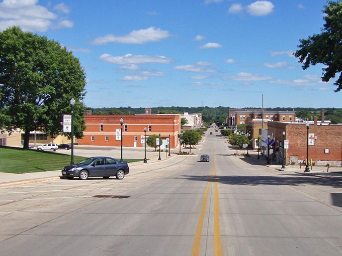 Main Street Cherokee unfolds like a Norman Rockwell painting, where parking meters actually work and nobody honks.