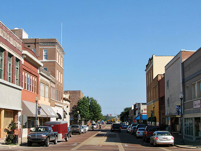 Downtown Laurel's historic architecture stands as a testament to Southern permanence, where brick buildings have witnessed generations come and go while keeping prices firmly in the past.