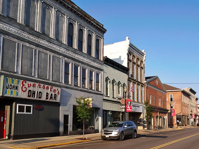 Downtown Wapakoneta's historic buildings stand like a time capsule of Americana, where brick facades tell stories of generations past.