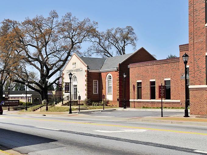 Downtown Greer's historic brick buildings aren't just pretty &ndash; they're living history with modern purpose. Southern charm meets practical livability.