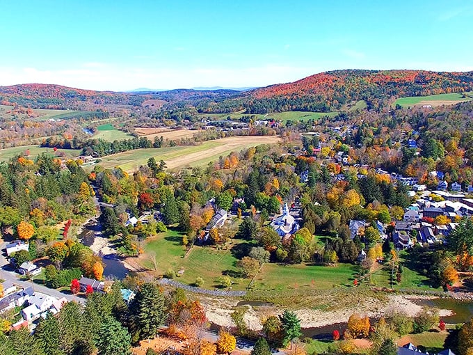Fall in Vermont isn't just a season, it's a spectacular performance where every hillside and valley gets a standing ovation.