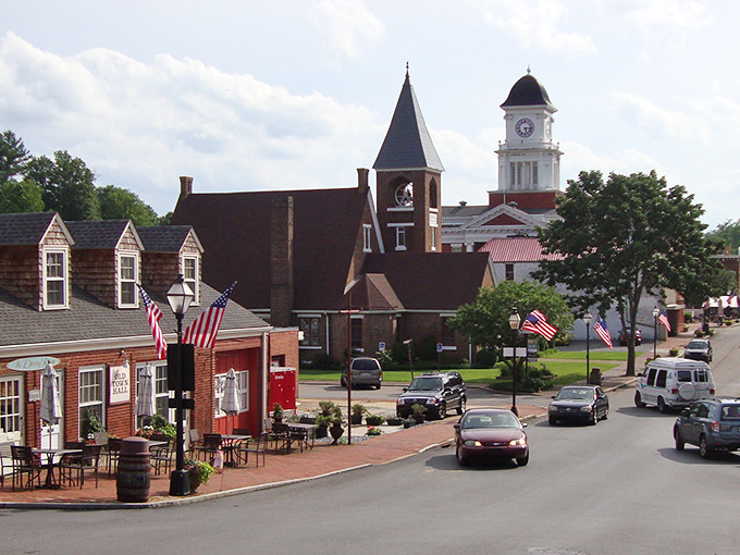 Jonesborough's historic Main Street looks like it was designed by someone who really understood the concept of "charming" and decided to go all in.