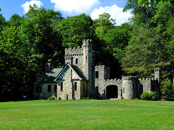 Straight out of a fairy tale, Squire's Castle emerges from the Ohio woodland like a medieval mirage. Who needs Europe when this awaits?
