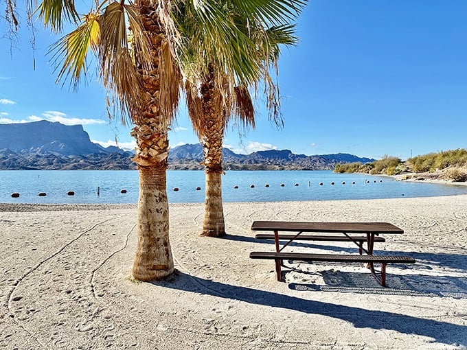 A landscape so striking it feels almost impossible&mdash;desert and water crashing together in a masterpiece only Mother Nature could pull off.
