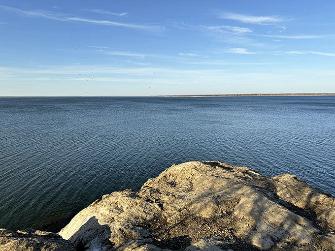 This view could convince even the most stubborn couch potato that Kansas has serious scenic game.
