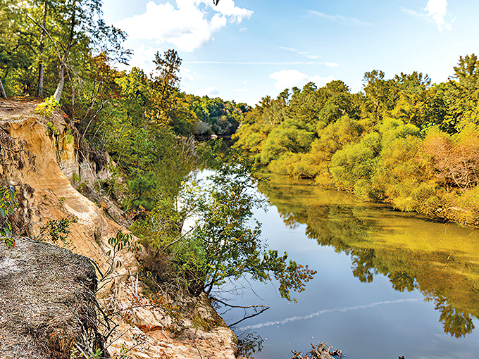 Those 90-foot cliffs rise like nature's skyscrapers, minus the elevator and with much better views than any corner office.