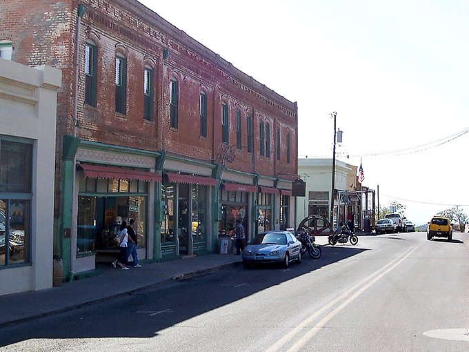 Jerome's historic Main Street offers a perfect blend of Wild West architecture and modern charm. These brick buildings have stories to tell&mdash;if only walls could talk!