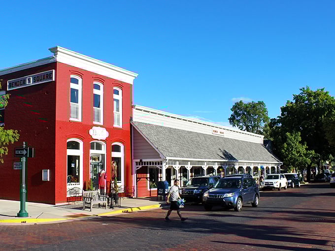 Brick streets and vibrant storefronts&mdash;Zionsville's Main Street looks like a movie set where people actually live their everyday lives.