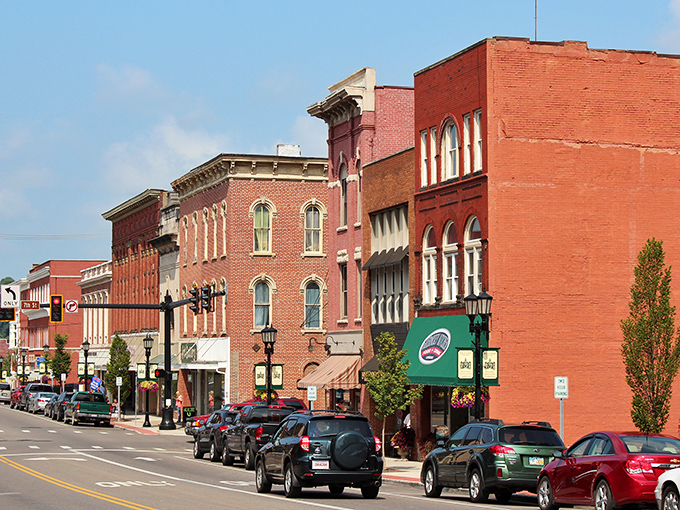 Those red brick facades aren't just architectural eye candy&mdash;they're the real deal, standing proud since Cambridge actually meant something to travelers heading west.