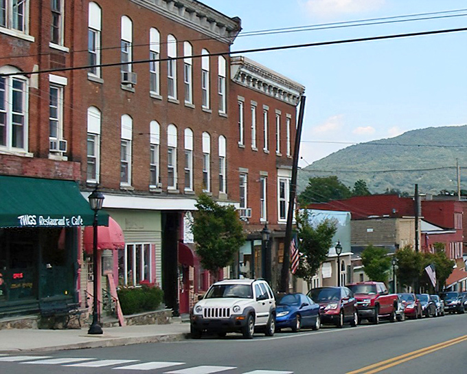 Twigs Restaurant beckons from its brick building perch, promising the kind of comfort food that makes you want to hug the chef afterward.