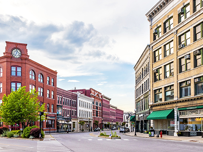 Downtown Rutland's historic architecture tells stories in brick and mortar, where the iconic clock tower stands sentinel over streets that balance past and present perfectly.