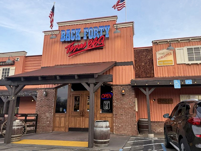 Back Forty is a sanctuary for BBQ lovers, offering smoky salvation to anyone weary of kale smoothies and flavorless health kicks.