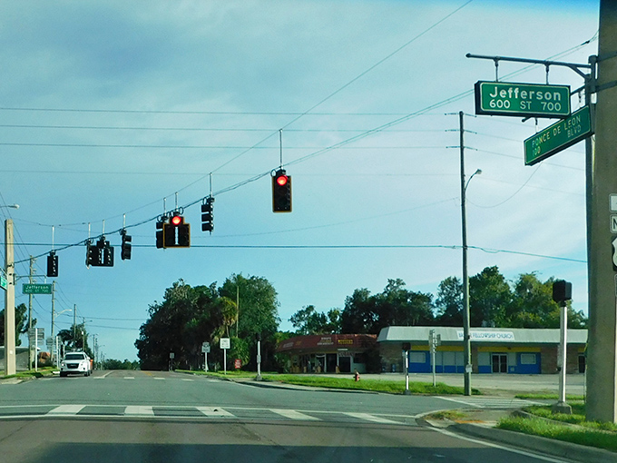 Downtown Brooksville's historic charm shines through its well-preserved buildings, where law offices and local businesses coexist in structures that have witnessed a century of small-town life.