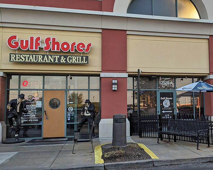 Welcome to your coastal escape&mdash;no beach parking required, just a spot in suburban Creve Coeur.