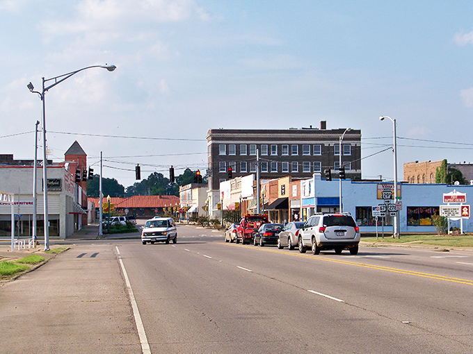 Main Street stretches before you like a promise &ndash; wide, unhurried, and refreshingly devoid of parking meters. Small-town America at its most authentic.