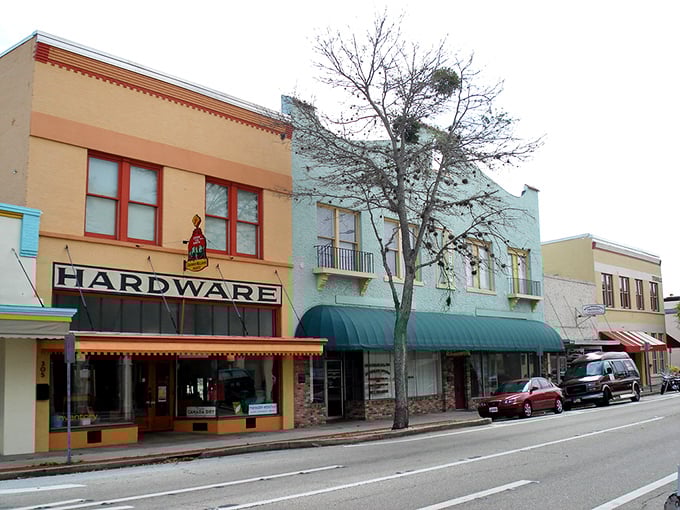 Downtown Titusville's historic storefronts whisper stories of old Florida, where hardware stores still mean something special to neighbors.