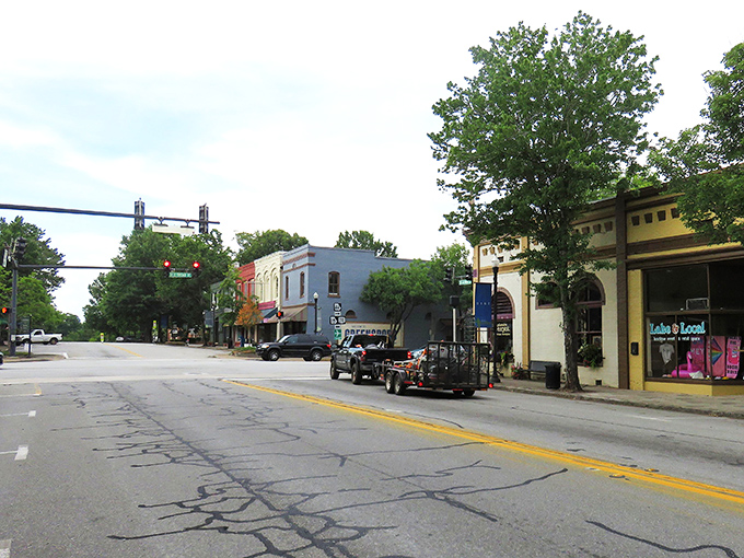 Greensboro's Main Street feels like a movie set where the extras actually live there and the coffee shops remember your order.