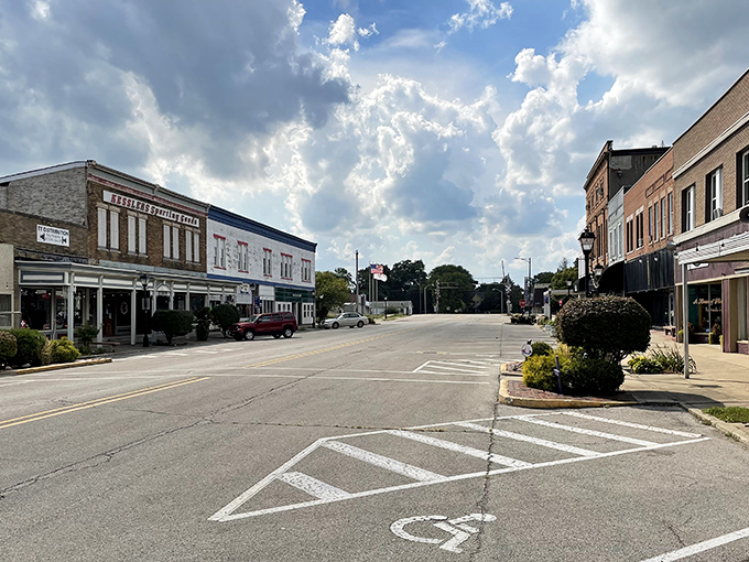 Downtown Rantoul greets visitors with classic Midwestern charm &ndash; brick buildings standing shoulder to shoulder like old friends who've weathered decades together.