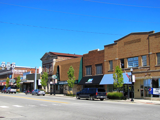 Downtown Nappanee's historic brick buildings stand like sentinels of simpler times, where your retirement dollars stretch further than your grandmother's secret cookie recipe.