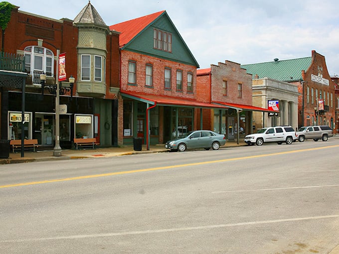 Hermann's historic downtown streets whisper stories of German settlers who found a slice of the Rhine Valley in Missouri's rolling h