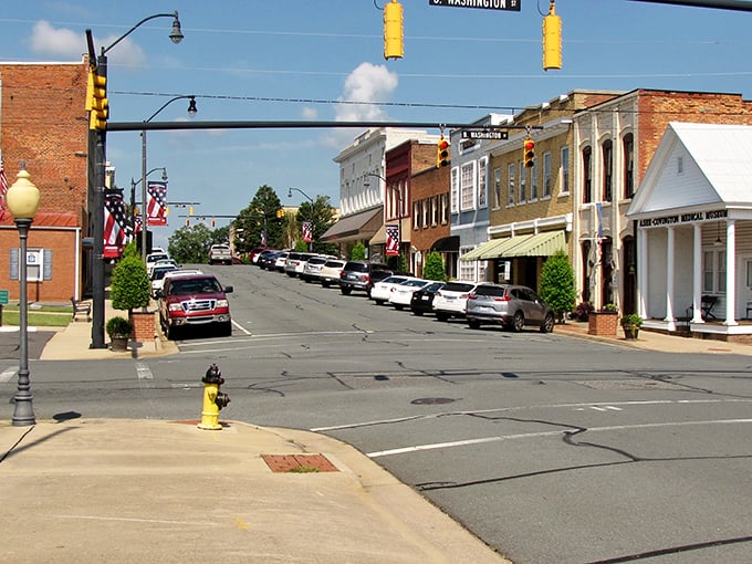Downtown Wadesboro whispers stories of simpler times, where brick storefronts and unhurried streets invite you to slow down and breathe a little deeper.