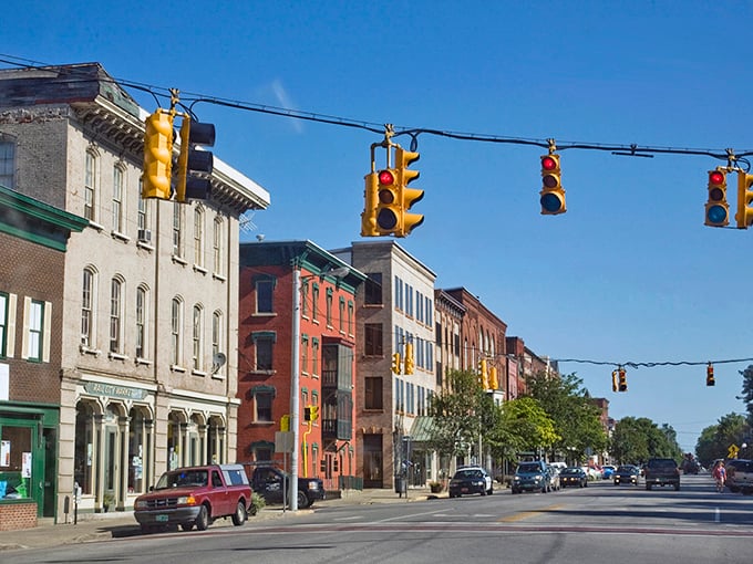 Historic charm meets small-town affordability on St. Albans' Main Street, where traffic lights seem to whisper, "Slow down, what's your rush?"