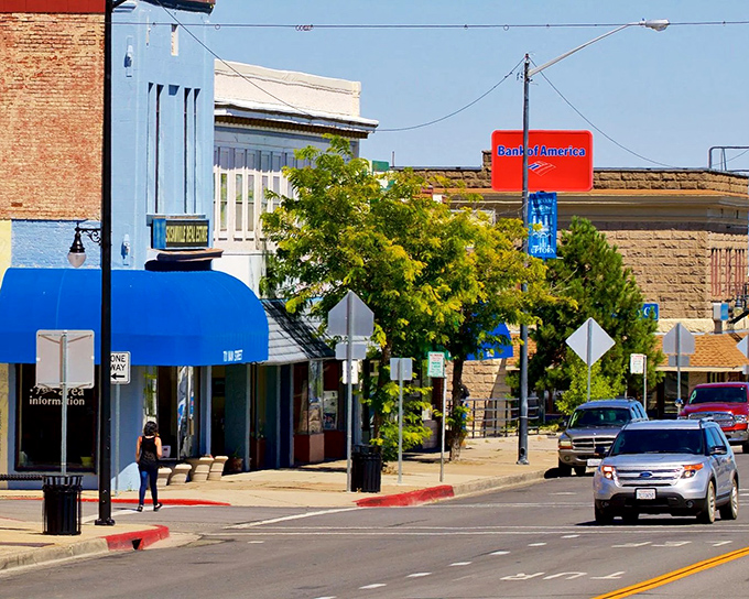 Tree-lined streets and wide-open roads &ndash; Susanville's version of a traffic jam is waiting for a deer to cross the street.