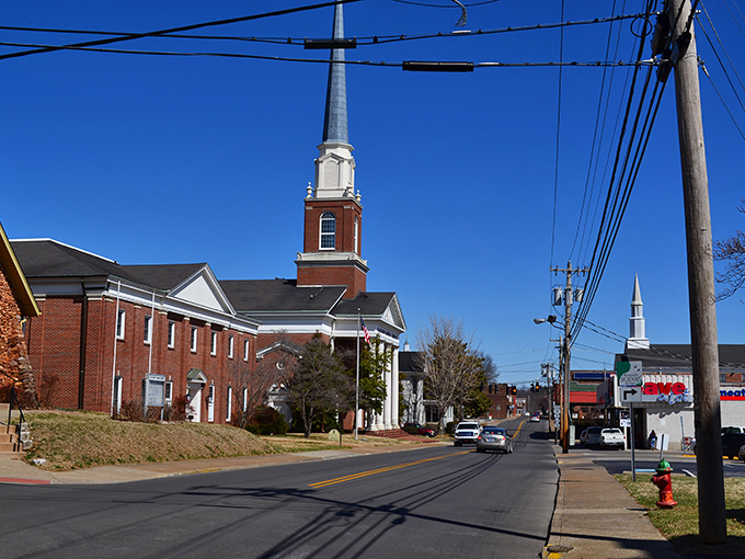Downtown Glasgow's historic storefronts stand shoulder-to-shoulder, a lineup of architectural personalities that have witnessed generations of Kentucky life.