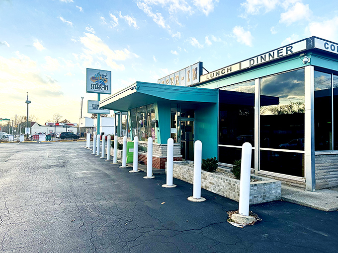 That classic "LUNCH DINNER COFFEE" signage isn't just advertising&mdash;it's a promise of hospitality that's been kept for generations of hungry Hoosiers.