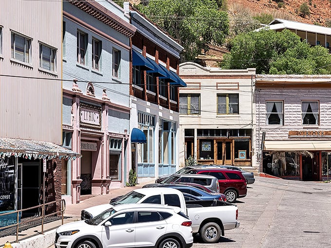 Bisbee's Main Street looks like a movie set where the Wild West met an artist colony and decided to throw a block party together.