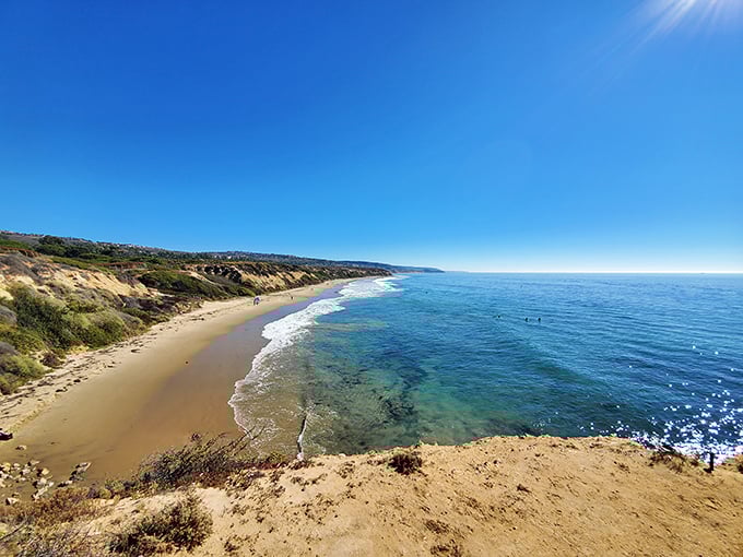 The California coastline doesn't get more perfect than this &ndash; golden cliffs meeting azure waters in a dance that's been going on since before Hollywood existed.