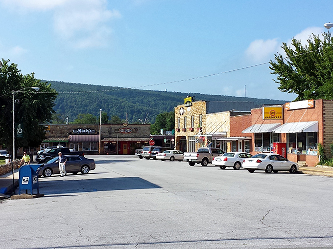Downtown Mountain View's historic storefronts stand like sentinels of simpler times, where chain stores haven't muscled out the mom-and-pop charm.