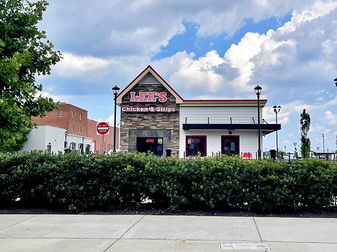 Under dramatic Virginia skies, this unassuming chicken haven proves that culinary treasures often hide behind the most modest exteriors.